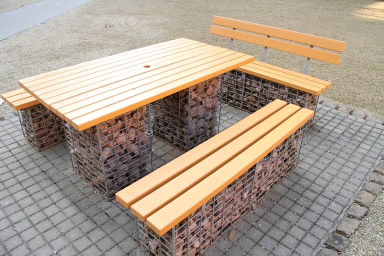 Looking to Buy or Build a Gabion Bench? Read our Guide to Gabion ...